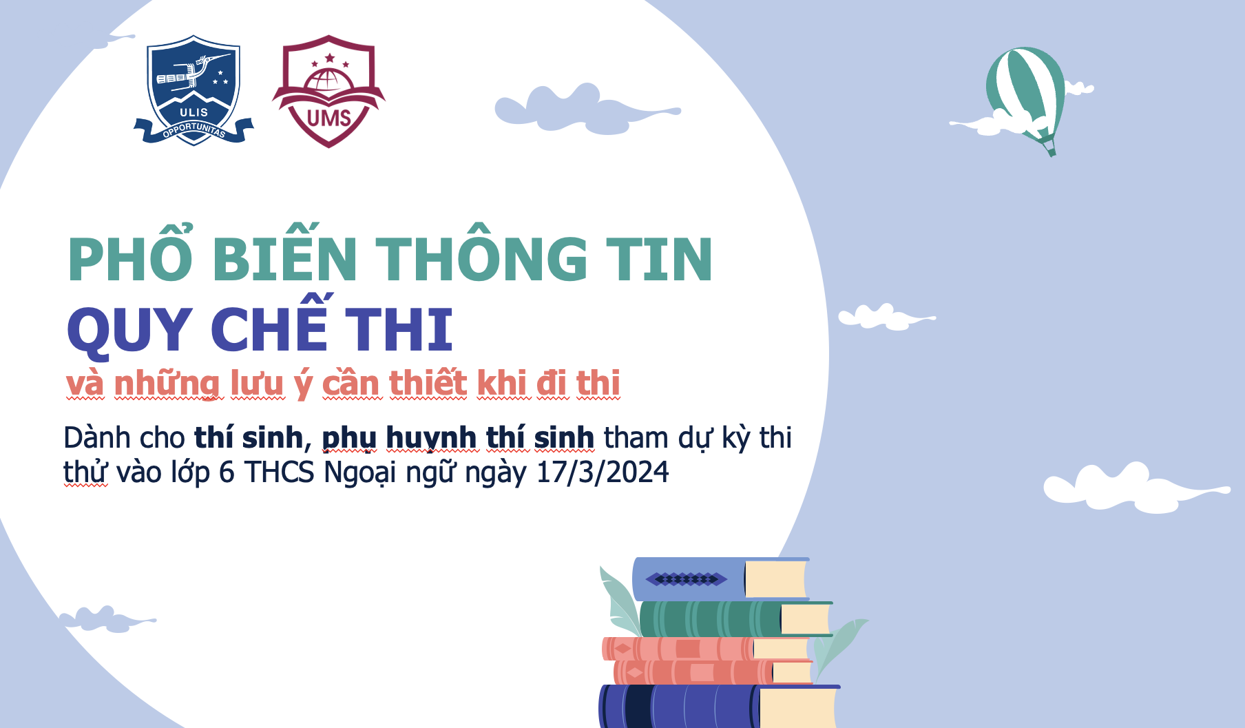 Hướng dẫn tham dự kì thi thử Đợt 1 vào lớp 6 trường THCS Ngoại ngữ năm học 2024-2025 – Trường ...